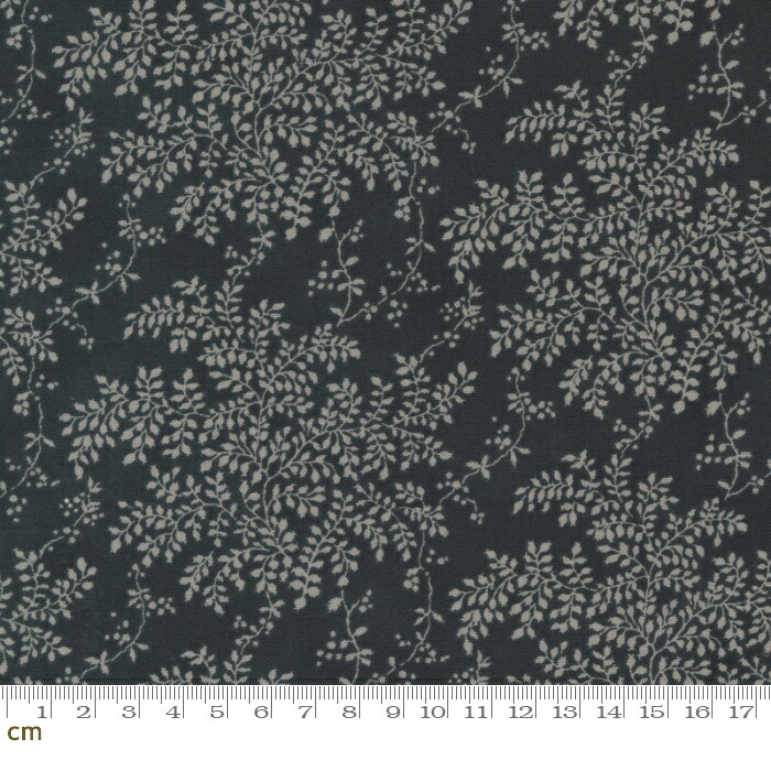 【楽天市場】【Moda モダ】Date Night-30713-23(2B-02) ブラック系 グレー系 葉っぱ リーフ柄 植物柄 コットン ...