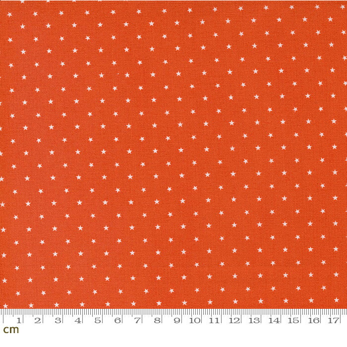 【楽天市場】【Moda モダ】Twinkle-24106-13(3A-02) オレンジ系 星柄 コットン100% シーチング【10cm単位販売 ...