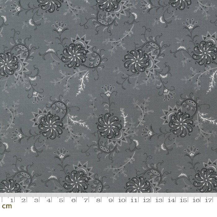 【楽天市場】【Moda モダ】Rustic Gatherings-49200-17(2B-01) グレー系 花柄 幾何学模様 ヴィンテージ ...