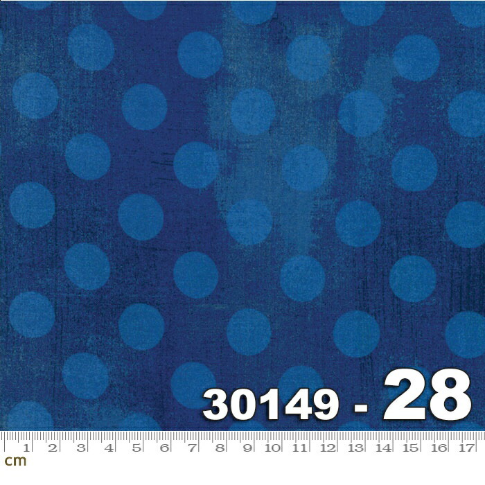 【楽天市場】【Moda モダ】Grunge Hits the Spot-30149-28(2E-09) ブルー テクスチャ柄 ドット 水玉模様 ...