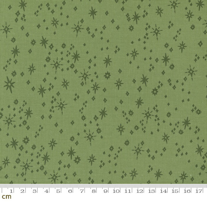【楽天市場】【Moda モダ】Good News Great Joy-45565-17(2B-01) グリーン系 星柄 クリスマス ...