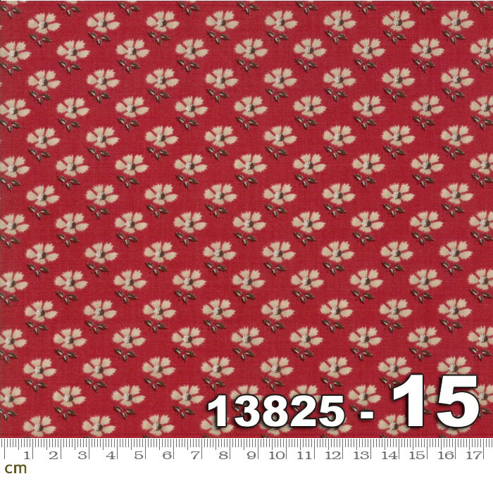 【楽天市場】【Moda モダ】La Vie En Rouge-13825-15(3A-01) ピンク 花柄 アンティーク コットン100% ...