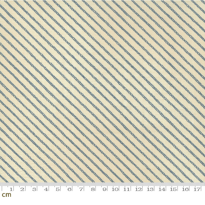 【楽天市場】【クーポン最大500円OFF！】To The Sea-16934-20(2C-02) ホワイト ブルー ストライプ コットン100 ...