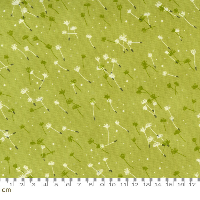 【楽天市場】【Moda モダ】Dandi Duo-48756-13(3B-01) グリーン系 ひまわり 植物柄 綿毛 ココットン100 ...