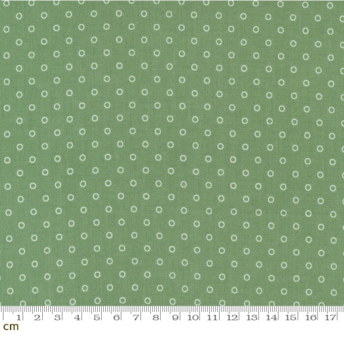 【楽天市場】【Moda モダ】Rosemary Cottage-55318-17(2B-08) ドット柄 水玉模様 輪 レトロ グリーン ...