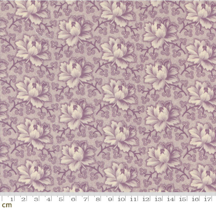 【楽天市場】【Moda モダ】Goodnight Irene-31702-13(3A-01) 花柄 牡丹 パープル クラシック ヴィンテージ ...