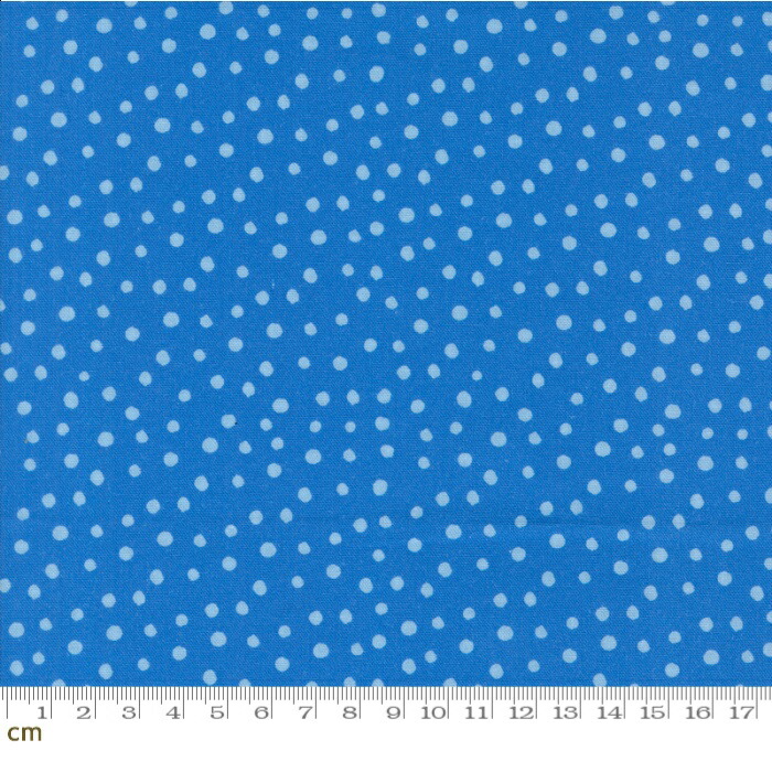【楽天市場】【Moda モダ】Flower Patches-21829-20(2A-05) ドット 水玉 ブルー デジタルプリント ビビット ...