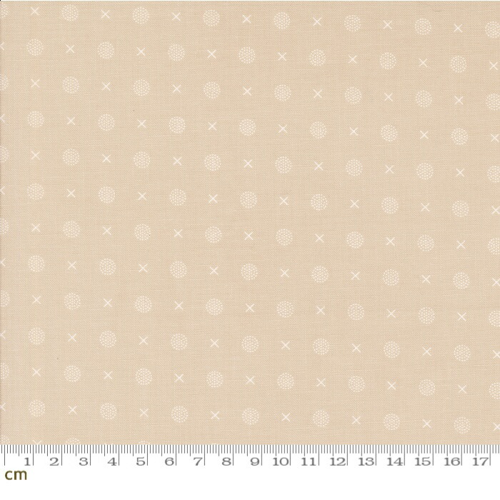 【楽天市場】【Moda モダ】Abloom-29215-30(2A-03) ドット柄 水玉 星 ベージュ コットン100％ シーチング 110cm幅【10cm単位販売】：アベーユ