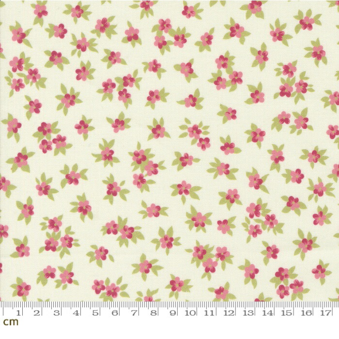 【楽天市場】【Moda モダ】Chelsea Garden-33749-14(2E-06) ホワイト 小花柄 ボタニカル コットン100% ...