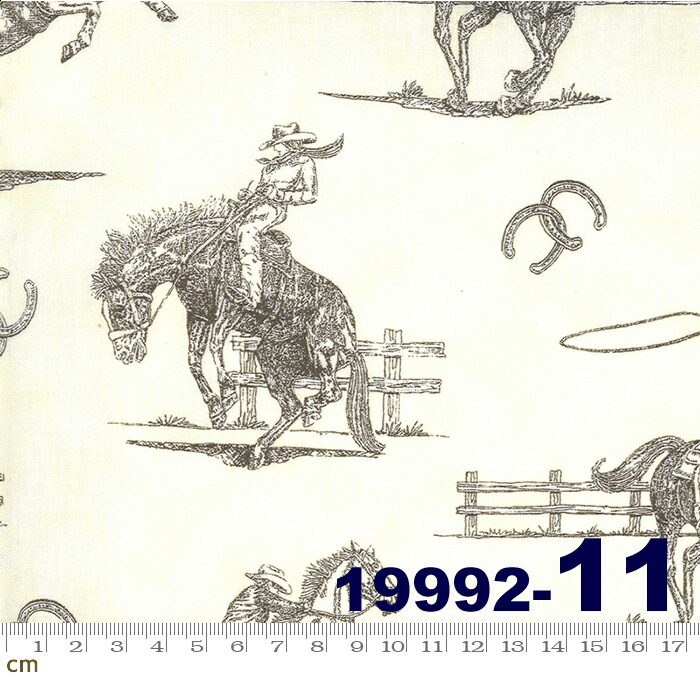 【楽天市場】【Moda モダ】Home On The Range-19992-11(2E-05) ベージュ系 動物柄 馬柄 西部 コットン ...