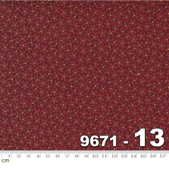 【楽天市場】【Moda モダ】Hope Blooms-9671-13(3B-07) ベージュ系 レッド系 花柄 小花柄 コットン100 ...