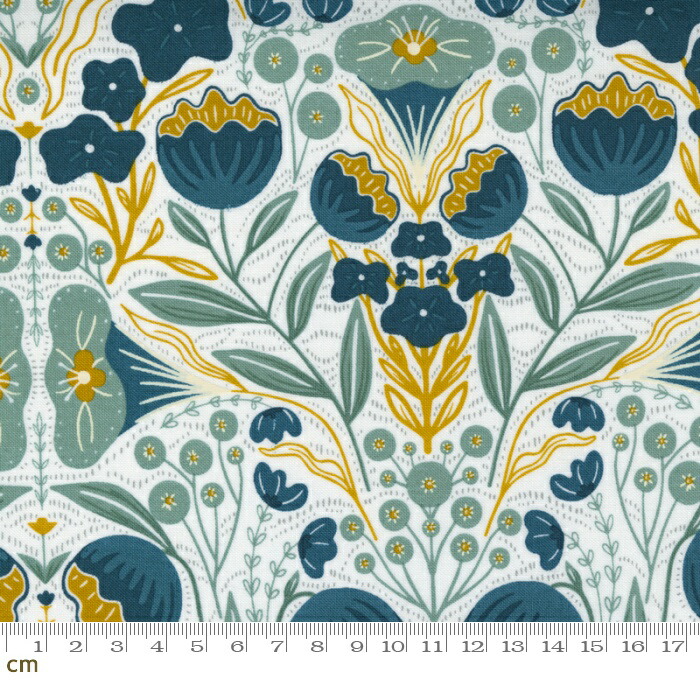 【楽天市場】【Moda モダ】Nocturnal-48331-21(2A-02) グリーン系 ブルー系 イエロー系 ホワイト系 青色 緑色 ...