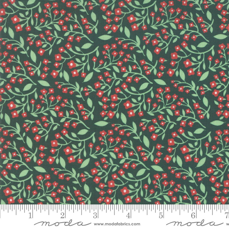 【楽天市場】【Moda モダ】Northern Light-16733-19(2E-03)(2C-06) レッド系 グリーン系 花柄 植物柄 ...