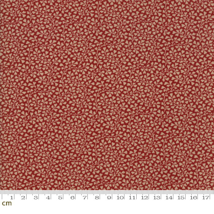 【楽天市場】【Moda モダ】Puzzle Pieces-10101-37(2D-02) レッド系 赤色 植物柄 コットン100% シーチング ...