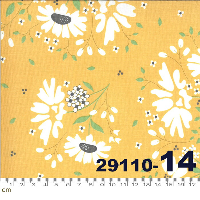 【楽天市場】【Moda モダ】Spring Brook-29110-14(2E-05) オレンジ系 イエロー系 ホワイト系 白 黄色 コットン ...