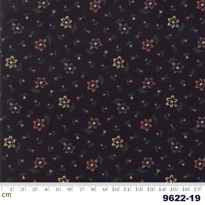 【楽天市場】【Moda モダ】Through the Years-9622-19(2E-03) ブラック系 パープル系 レッド系 グリーン系 ...