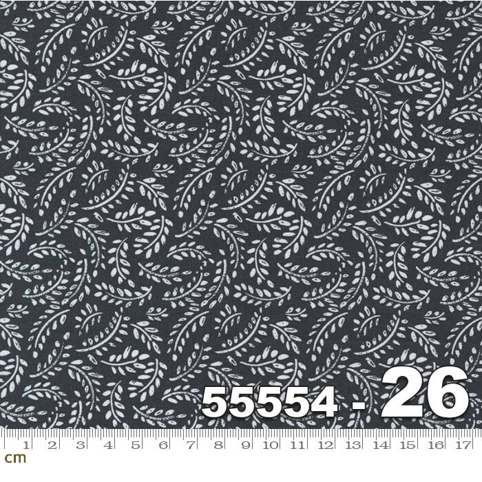 【楽天市場】【Moda モダ】Timber-55554-26(2B-07)ブラック系 ホワイト系 黒色 白色 植物柄 コットン100% ...