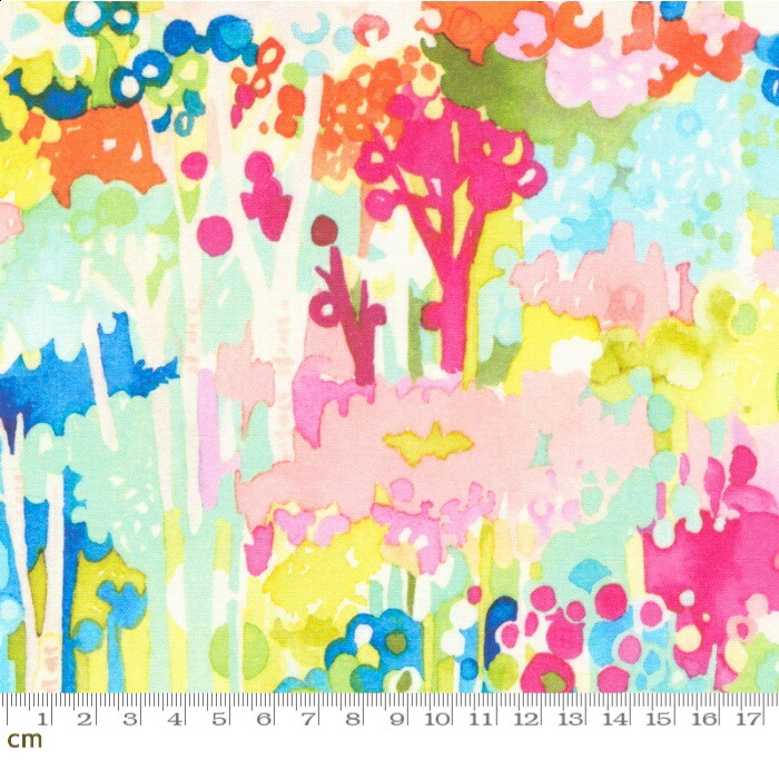【楽天市場】【Moda モダ】Whimsy Wonderland-33652-11(2A-04) マルチカラ− 木々 コットン100% ...