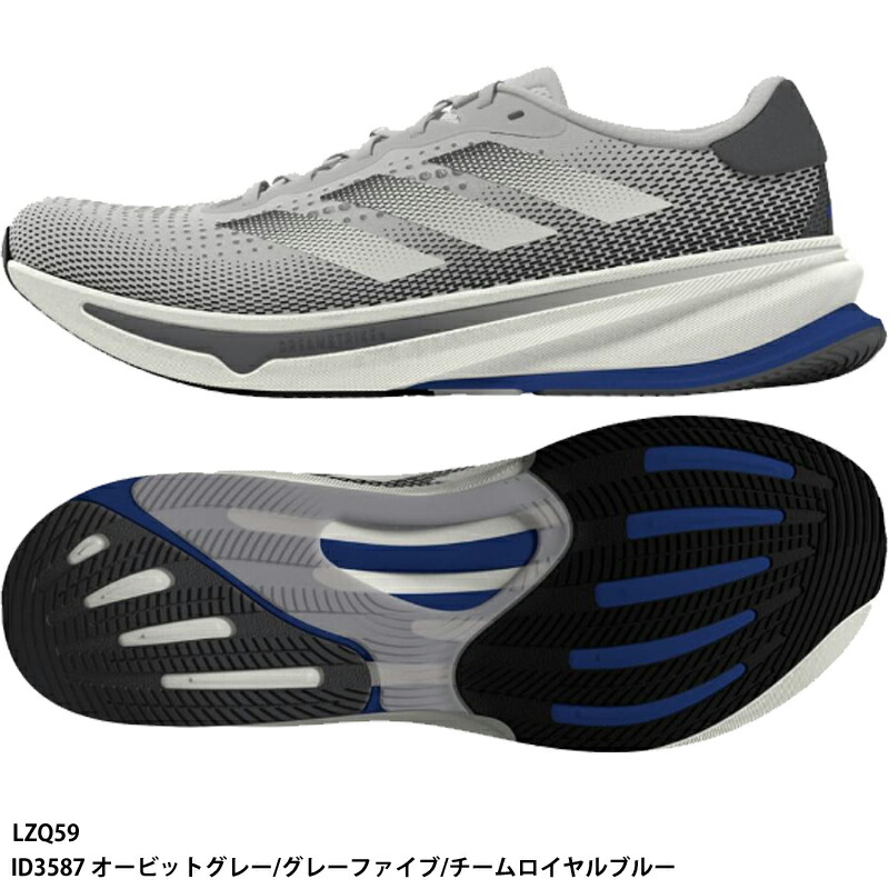【楽天市場】【アディダス】SUPERNOVA RISE M /ランニングシューズ/adidas (LZQ59) ID3587 オービットグレー ...