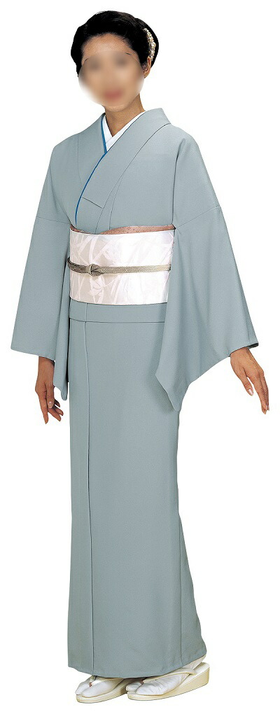楽天市場】和達人ブランドお仕立て上がり着物単品-No.006-グレー（表