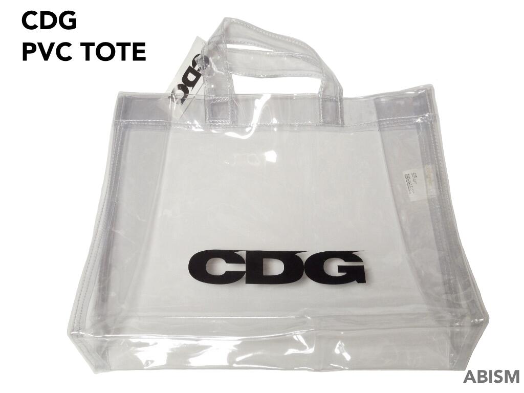 【楽天市場】CDG COMME des GARCONS（シーディージー コムデギャルソン）TRANSPARENT PVC TOTE BAG ...