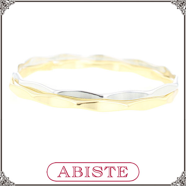 【楽天市場】ABISTE CLASSY.掲載 メタルデザインバングル/4150019 ギフト ブランド アビステ：ABISTE 楽天市場店