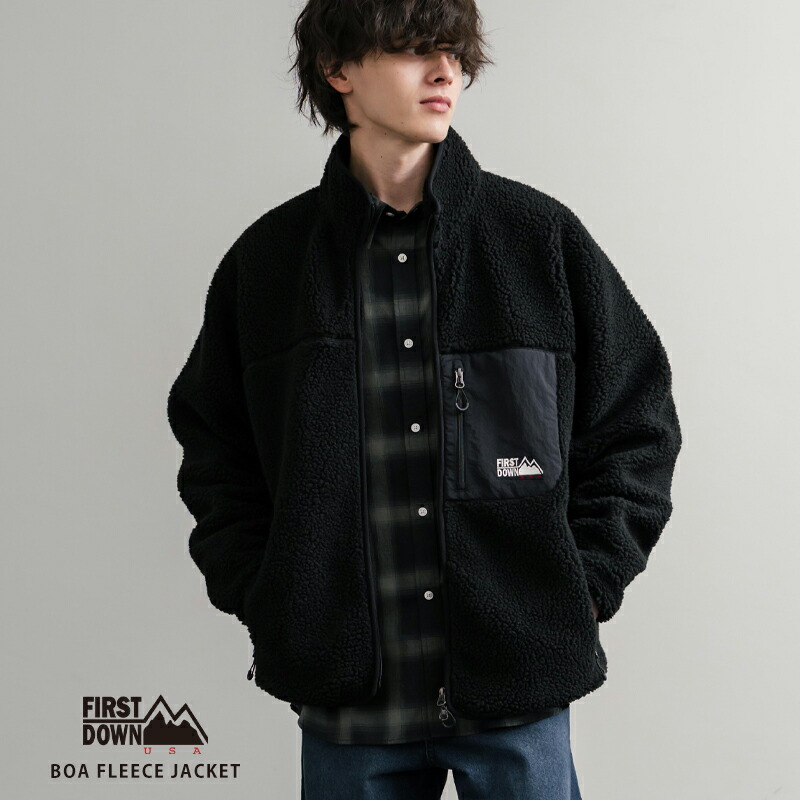 楽天市場】ファーストダウン ボアジャケット メンズ レディース