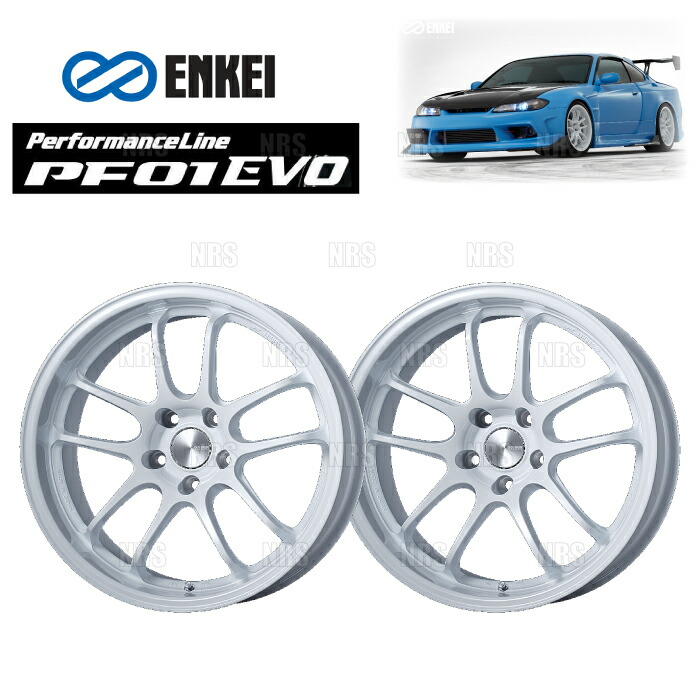 【楽天市場】ENKEI エンケイ PF01EVO (パールホワイト/リアフェイス) 9.5J x 18インチ +45 PCD112 5穴 2本セット (PF01EVO-E004-PW-2S ...