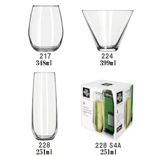 【楽天市場】リビー ヴィーナ ステムレス 251ml 348ml 399ml：Accessいいものショップ