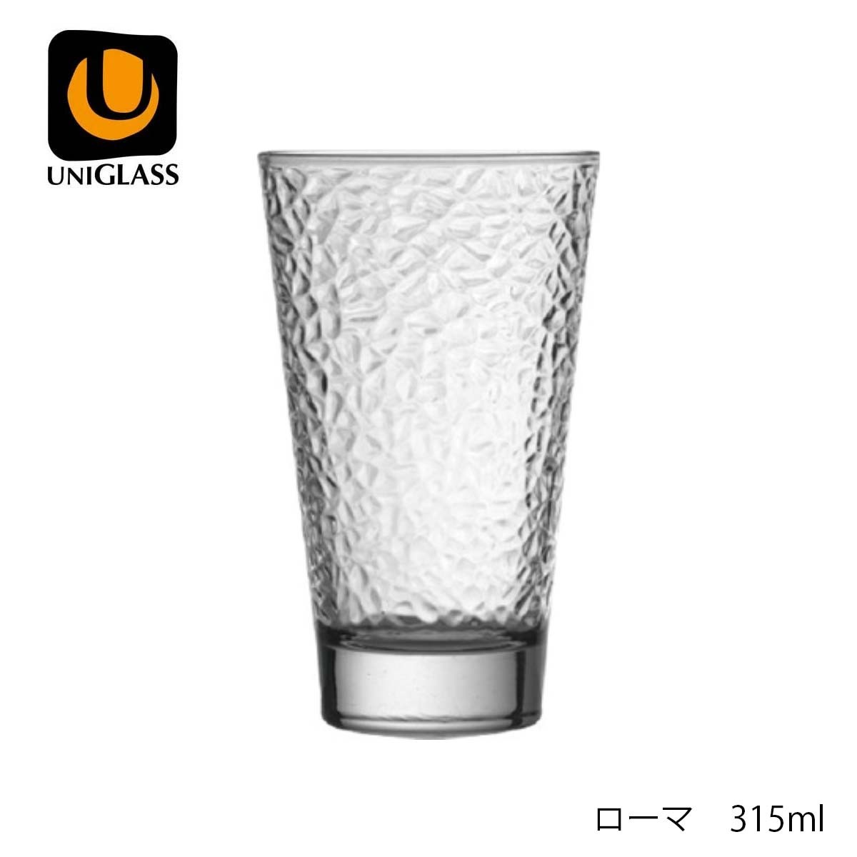 【楽天市場】UNIGLASS ユニグラス ローマ 315ml YIOULA Glassworks ブルガリア製 グラス：Accessいいものショップ