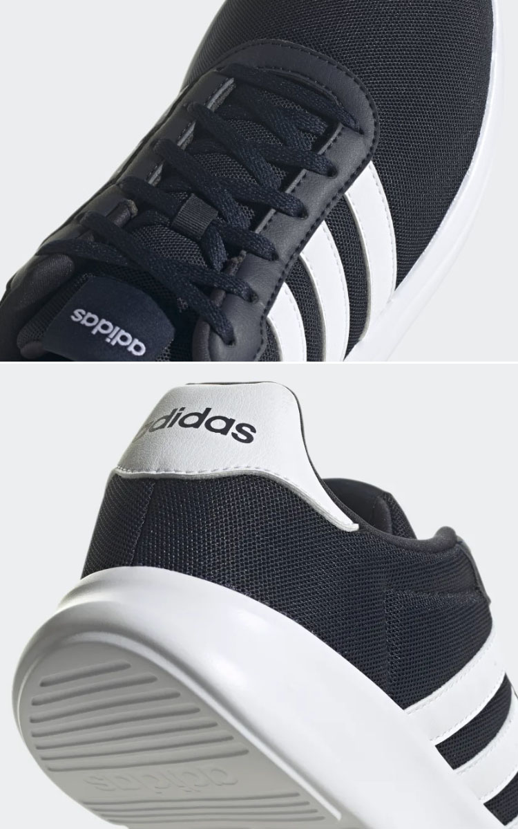 【楽天市場】adidas アディダス スニーカー LITE RACER 3.0 GY3095 ライトレーサー INK WHITE GRAY ...