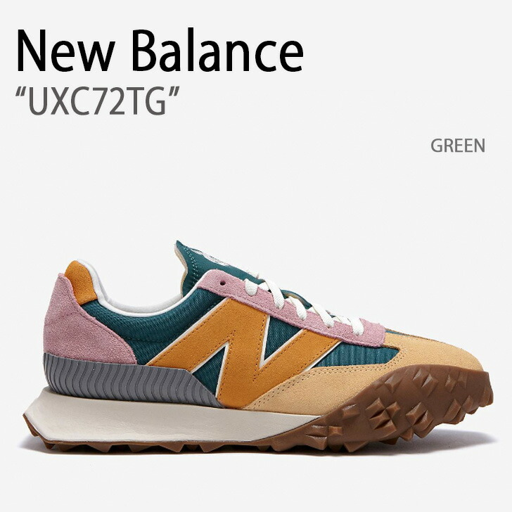 【楽天市場】New Balance ニューバランス スニーカー UXC72TG GREEN グリーン シューズ レザー 本革 メンズ ...