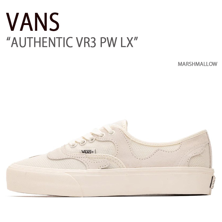 【楽天市場】VANS バンズ スニーカー AUTHENTIC VR3 PW LX MARSHMALLOW VN0005WQFS8 ...