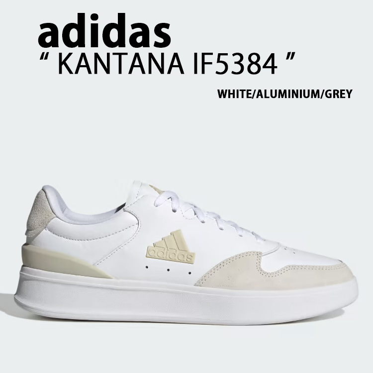 【楽天市場】adidas アディダス スニーカー KANTANA CLOUD WHITE ALUMINIUM ORBIT GREY ...