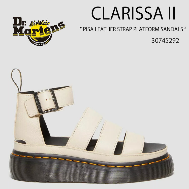 【楽天市場】Dr.Martens ドクターマーチン サンダル ストラップサンダル CLARISSA II PISA LEATHER STRAP ...