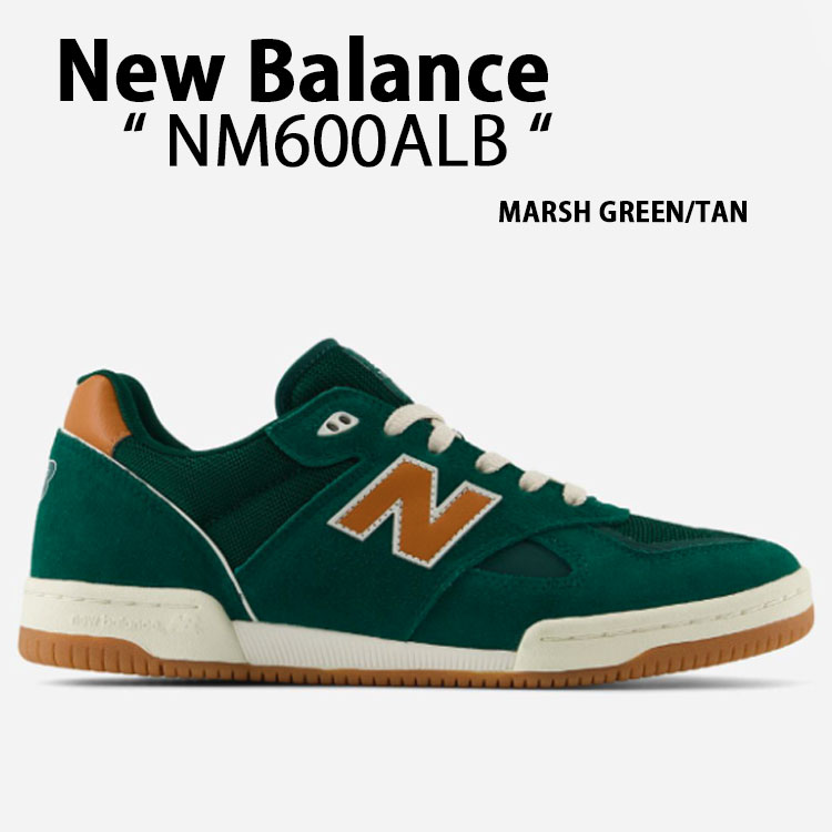 【楽天市場】New Balance ニューバランス スニーカーNUMERIC NM600 NM600ALB MARSH GREEN TAN シューズ ニューバランス マーシュグリーン タン ...