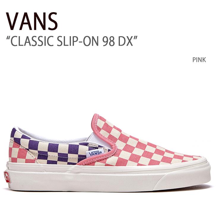 楽天市場】VANS バンズ スニーカー CLASSIC SLIP-ON PINK VN000BVZBQL