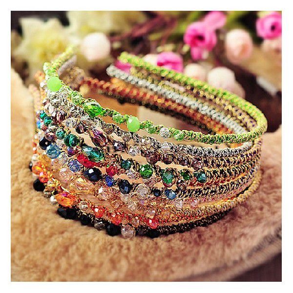 【楽天市場】カチューシャ ヘアアクセサリー ストーン キラキラ かわいい メール便送料無料 cc-09：Acole Japan