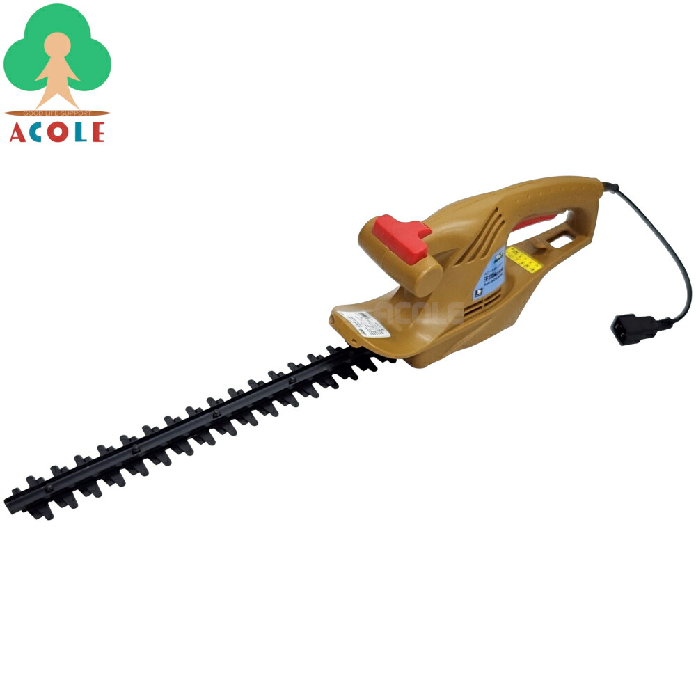 【楽天市場】アルミス ACヘッジトリマー 生垣刈っ太郎 AIK-AC450W ALUMIS 電源コード式 刈込幅約410mm 最大切断経約 ...