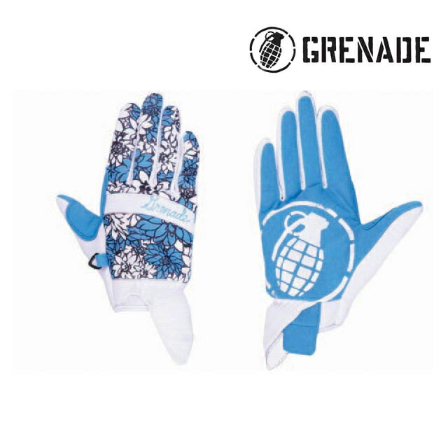 【楽天市場】GRENADE グレネード ウィメンズ フラワー グローブ レディース WOMEN'S FLOWER GLOVE WHITE ...