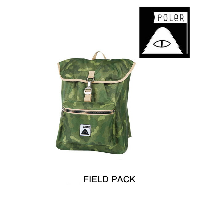 【楽天市場】POLER ポーラー バックパック THE FIELD PACK GREEN CAMO：ACTIVE BOARD SELECT