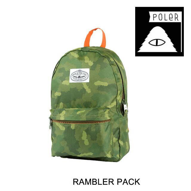 【楽天市場】POLER ポーラー バックパック THE RAMBLER PACK GREEN CAMO：ACTIVE BOARD SELECT