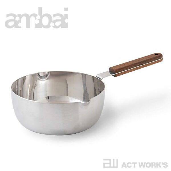 【楽天市場】ambai 雪平20cm -ISK-52020- 片手鍋 アンバイ 【FORMLADY フォームレディ デザイン雑貨 キッチン雑貨 台所 北欧 シンプル 日本製 直火 IH 町工場 ...