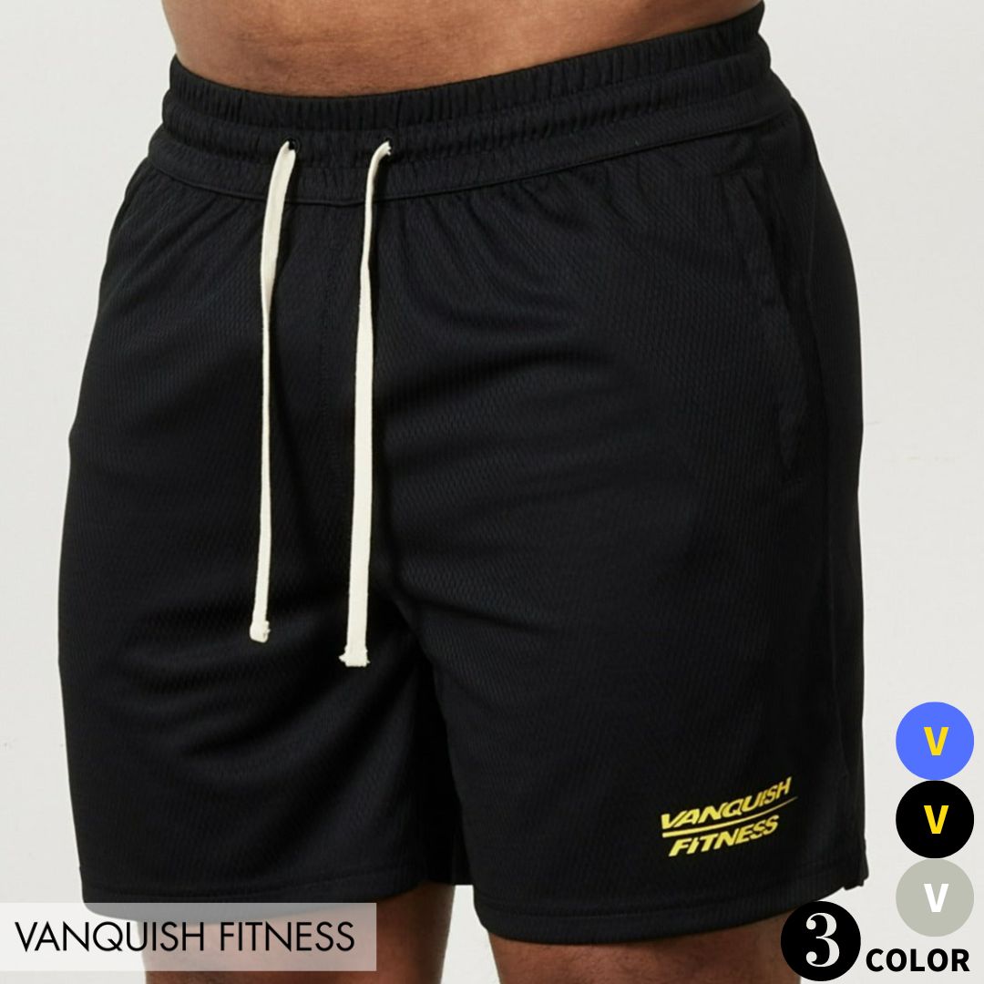 【楽天市場】ヴァンキッシュ フィットネス Vanquish SPEED MESH SHORTS メンズ ショートパンツ スポーツウエア ...