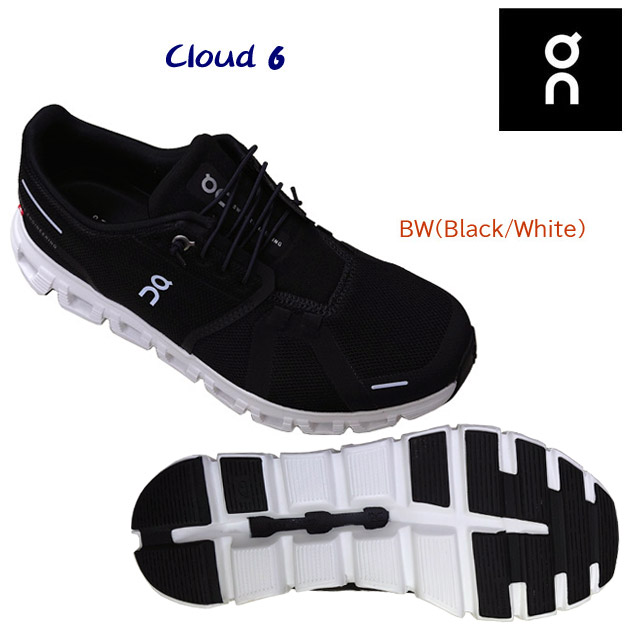 【楽天市場】on オン メンズシューズ ランニングシューズ Cloud 6(メンズ) 3MF10070299 カラー：BW：安達運動具店
