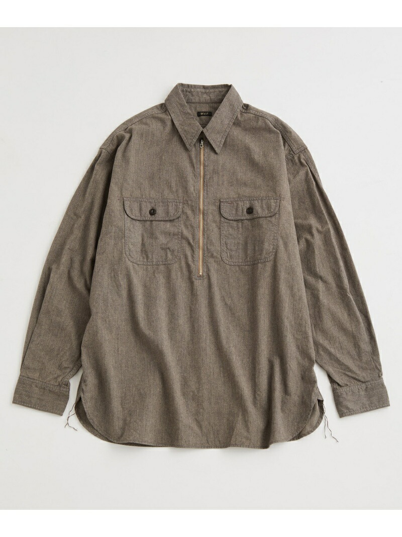 【楽天市場】【WILD LIFE TAILOR】ハーフジップ プルオーバー シャツ WILD LIFE TAILOR Adam et Rope ...