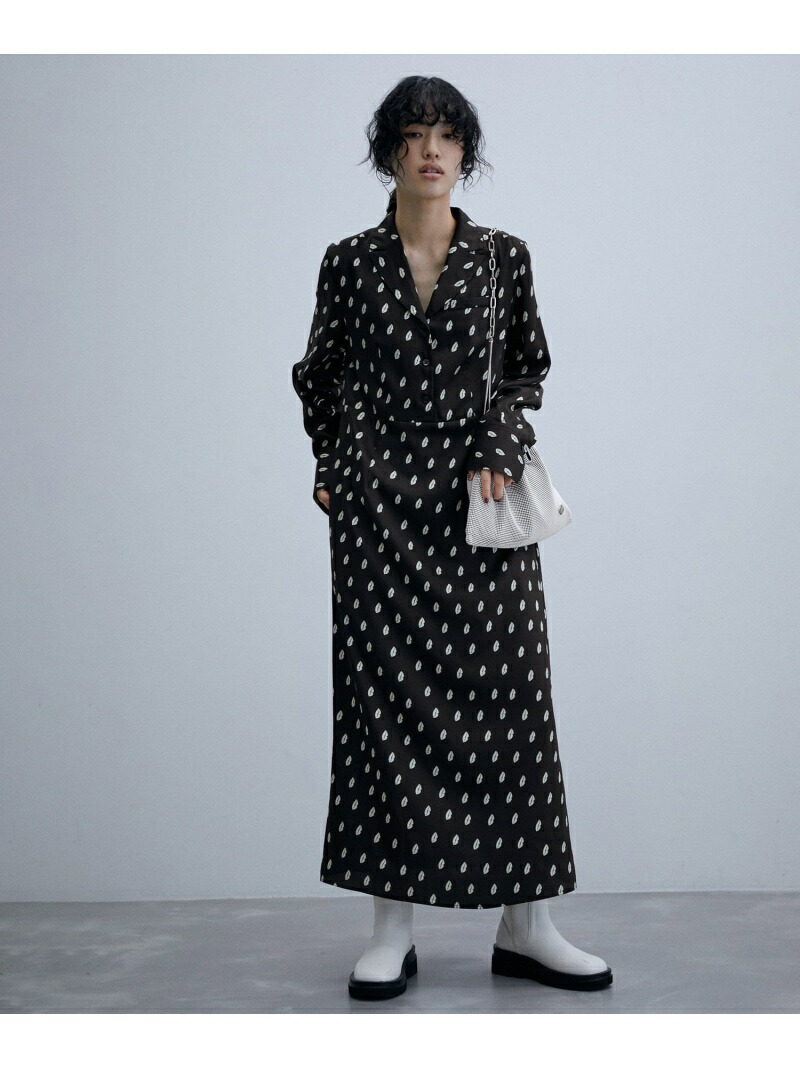 【楽天市場】【SALE／30%OFF】【サステナブル】リッププリントワンピース ADAM ET ROPE' FEMME アダムエロペ ...