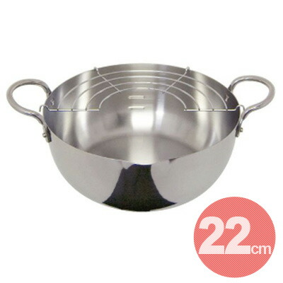 【楽天市場】ウルシヤマ金属 ステンレス揚げ鍋 22cm 【 UMIC ウルシヤマ金属 日本製 】：アドキッチン