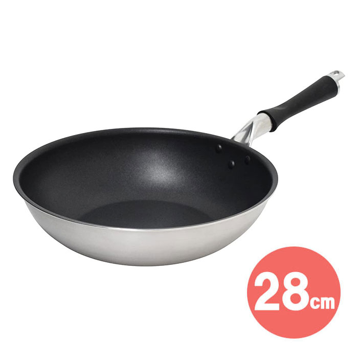 【楽天市場】ウルシヤマ金属工業 IHヴェスタ いため鍋 28cm 日本製 UMIC：アドキッチン