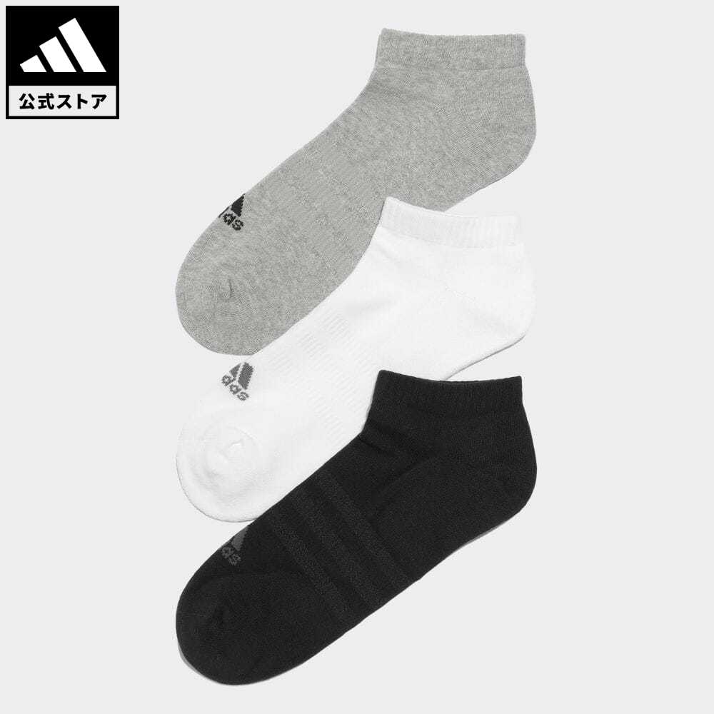 【楽天市場】【公式】アディダス adidas 返品可 クッション ローカット ソックス 3足組 メンズ レディース アクセサリー ソックス ...